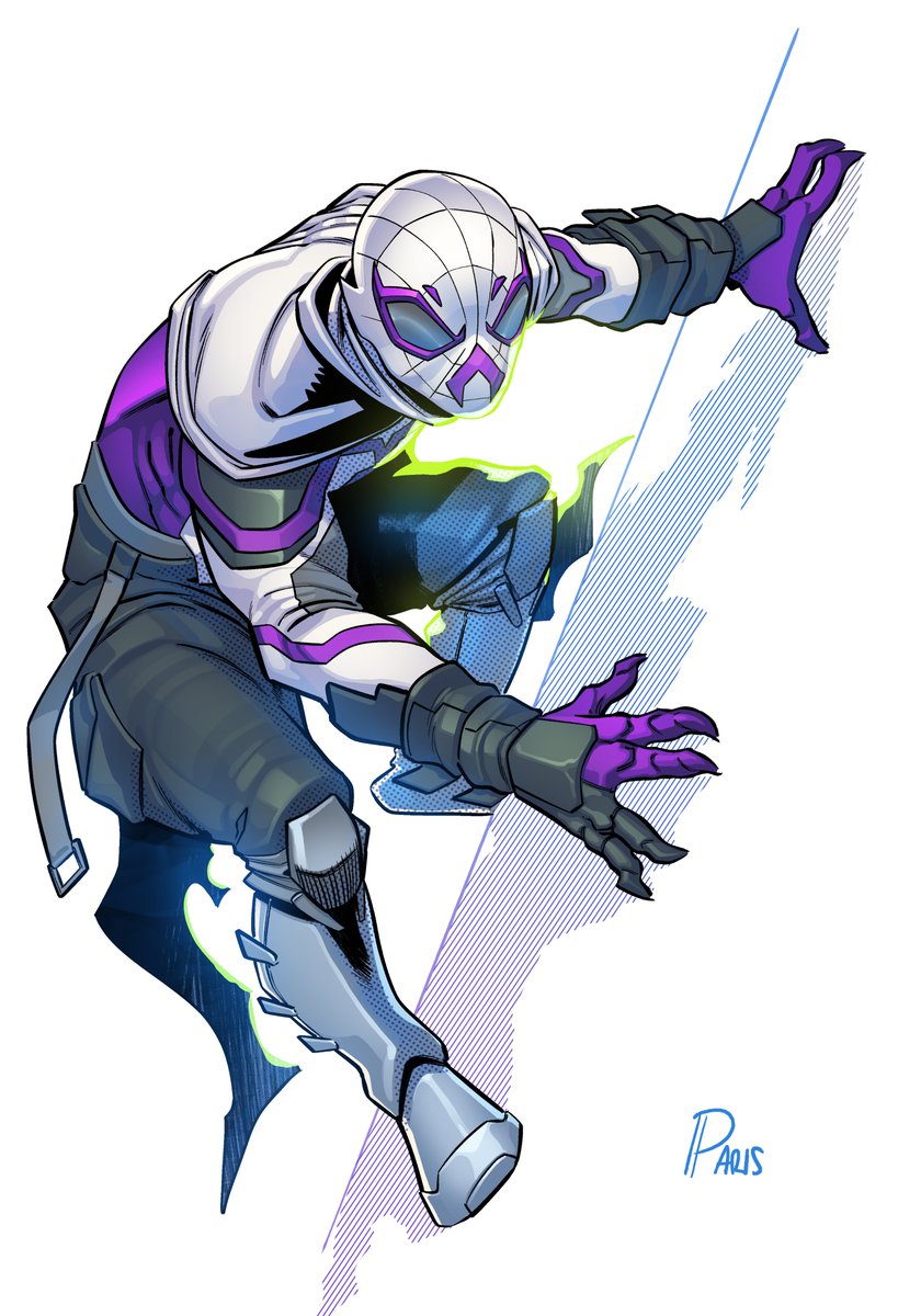 「I got to draw a couple Spidersona design」|Paris Alleyneのイラスト