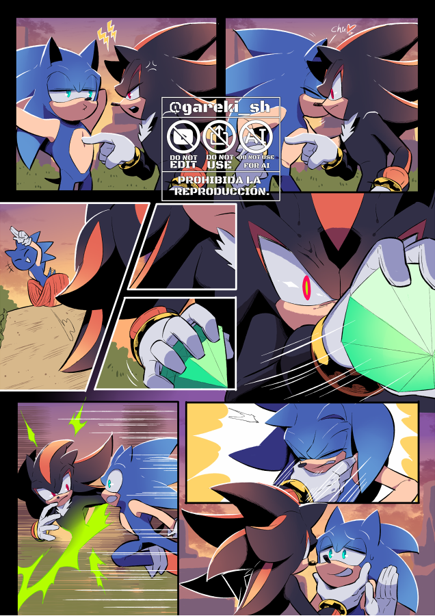 「kiss battle #sonadow 」GAREKIの漫画