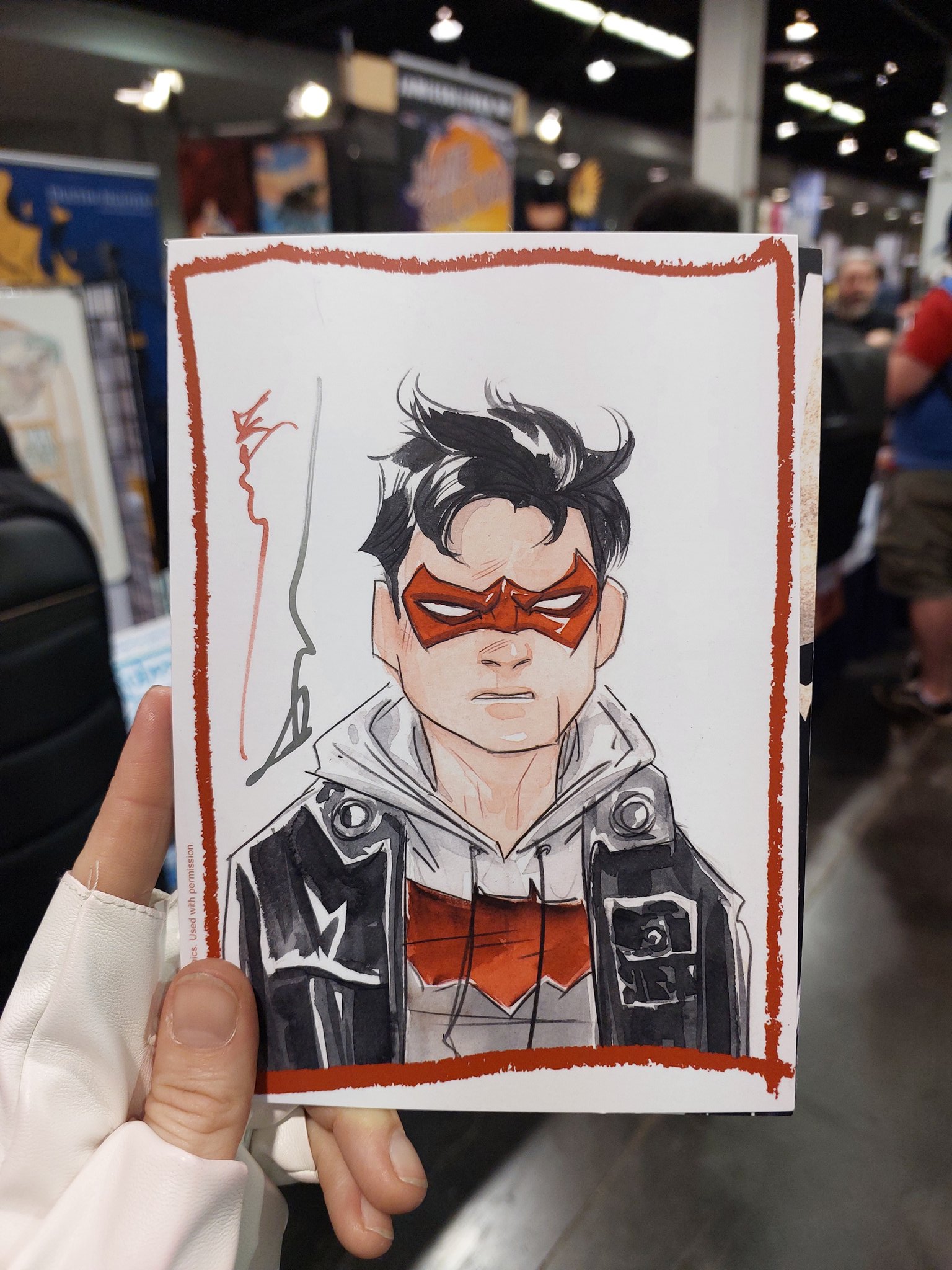 Dustin Nguyen Sketches Descender #28 'Lil Robot' Variant Cover By