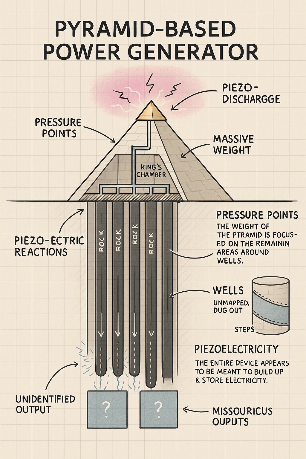Pyramid Blueprint Diagram Free 6 Level Pyramid Template For PowerPoint