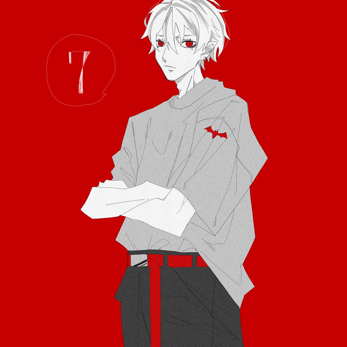 葛葉(にじさんじゲーマーズ) 「7 #KuzuArt #100日チャレンジ 」|53のイラスト