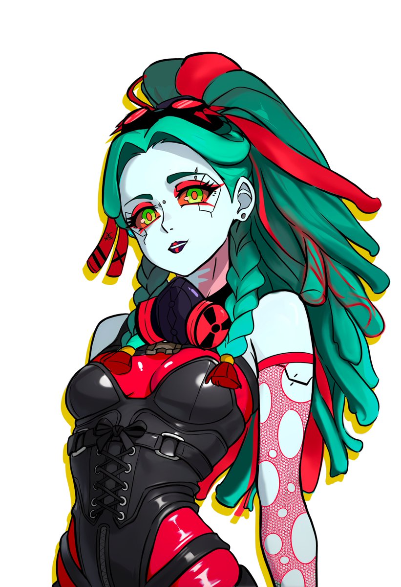 「Cyber Goth Rebecca」|Redpostit (Comm closed)のイラスト