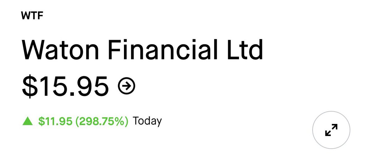Thread By @cryptodylnews - WTF Walton Financial Stock is up +298 ju..