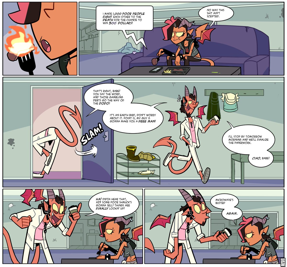 「A day in the life of Azra 😈👿 」JoshDAMN!の漫画