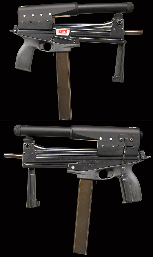 Finnish Jati-Matic SMG with 40rd mag and 1985 produced Laser Products ...
