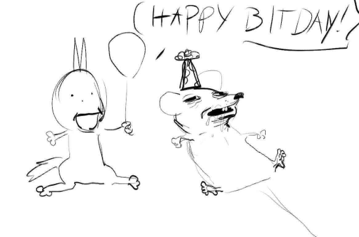 Ratscantw1 im a little late but HAPPY BIRTHDAY !!!, here's 」KYLEの漫画