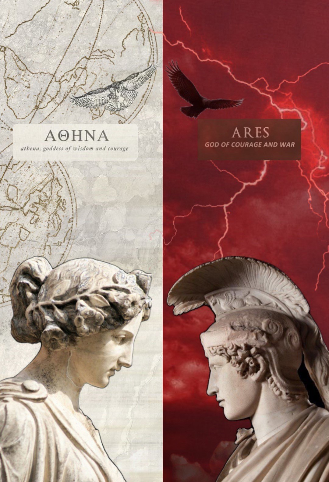 Ares And Athena ArtStation Greek Mythology Sketches (Mostly