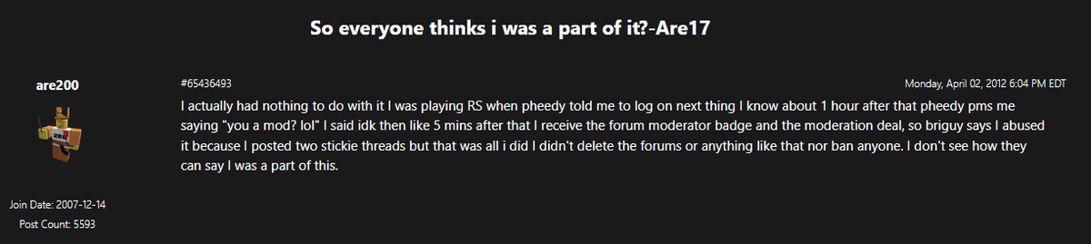 Thread By @Dynabroth - In 2012, Roblox was hacked twice,...