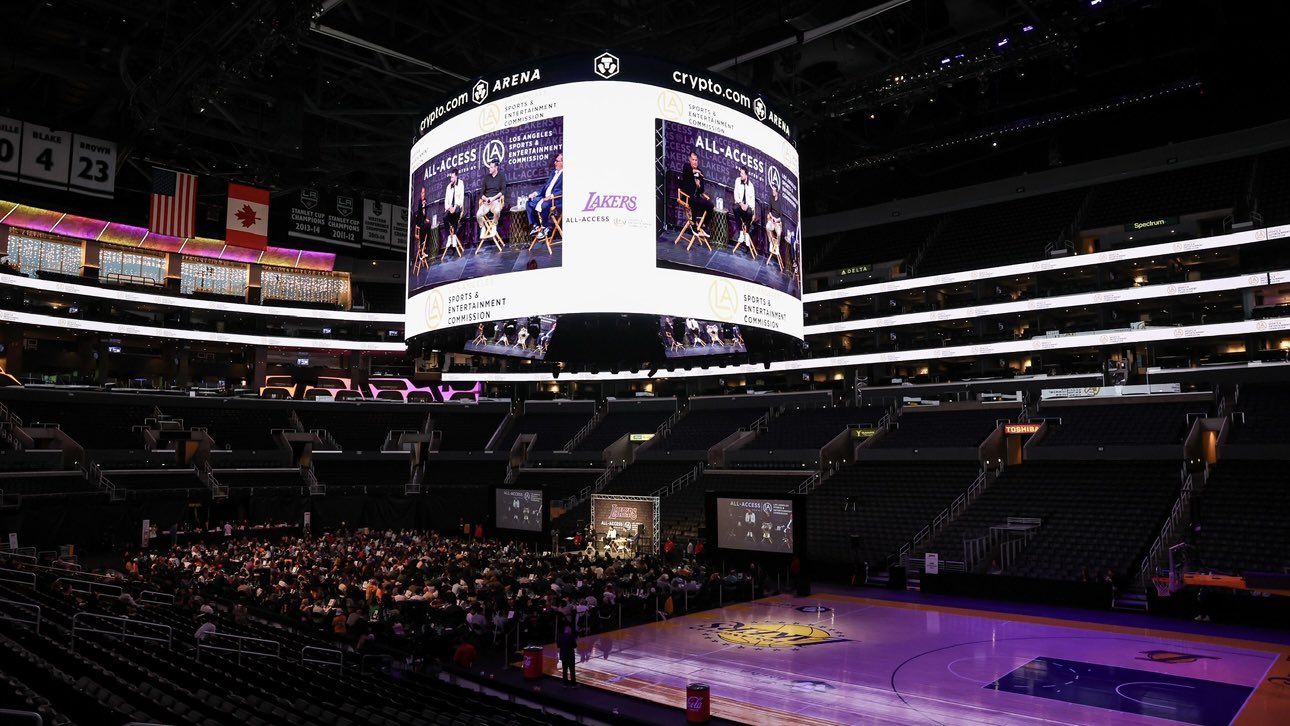 Inside Staples Center Lakers