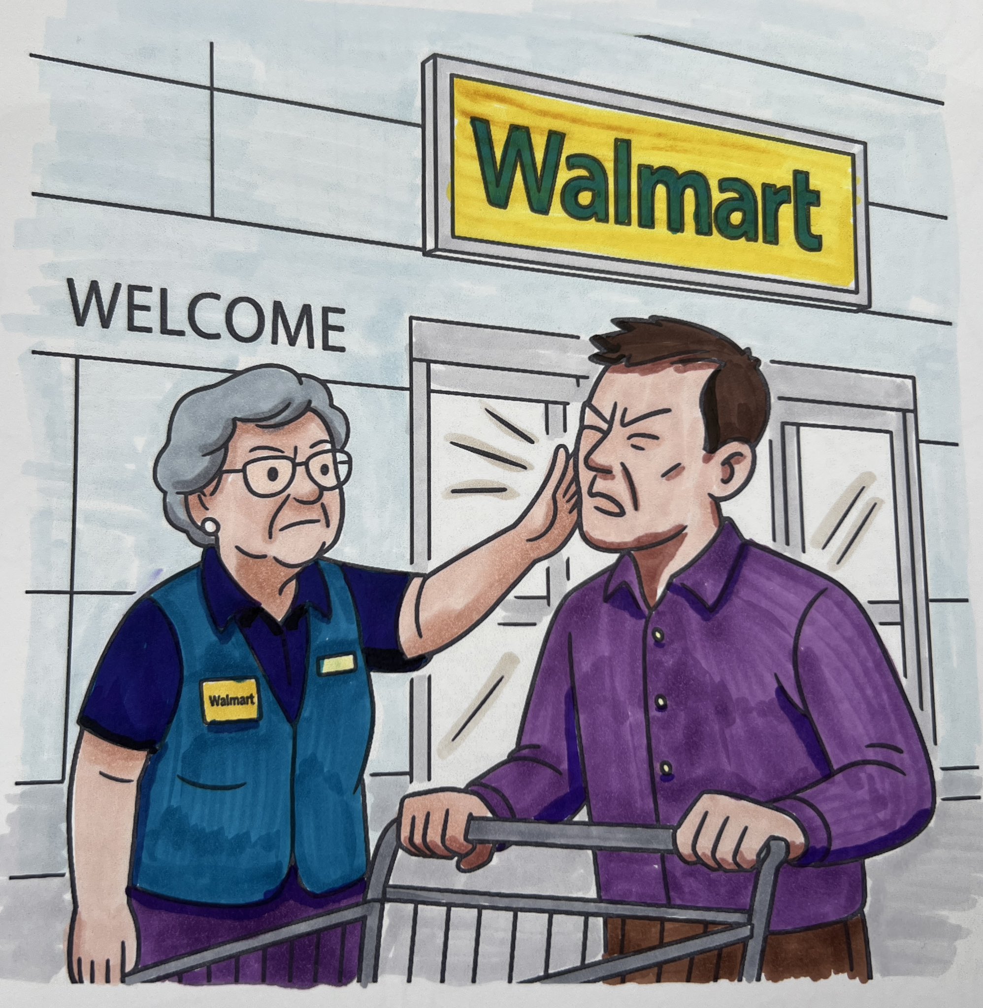 Walmart Greeter Quotes NEW WALMART/WAL MART EMPLOYEE VEST UNIFORM L