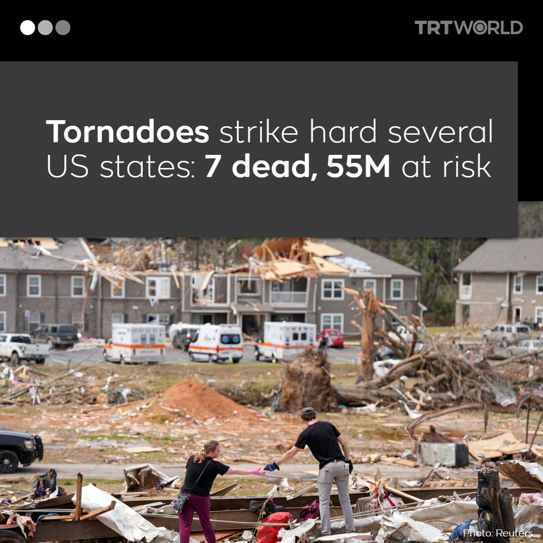 Severe Storms and Tornadoes Kill Seven in US South and Midwest, Triggering Catastrophic Rains ...