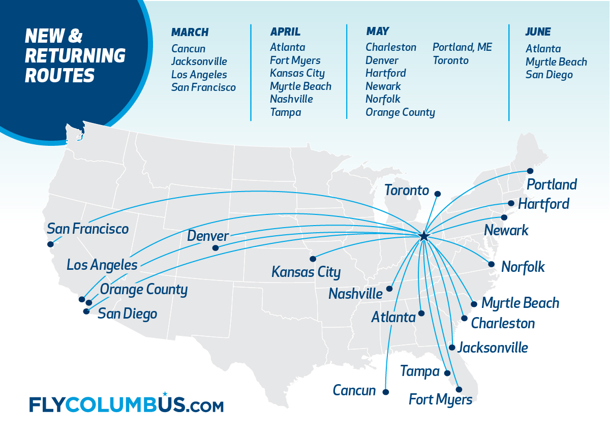 Us Maps With Major Cities Airports Flight