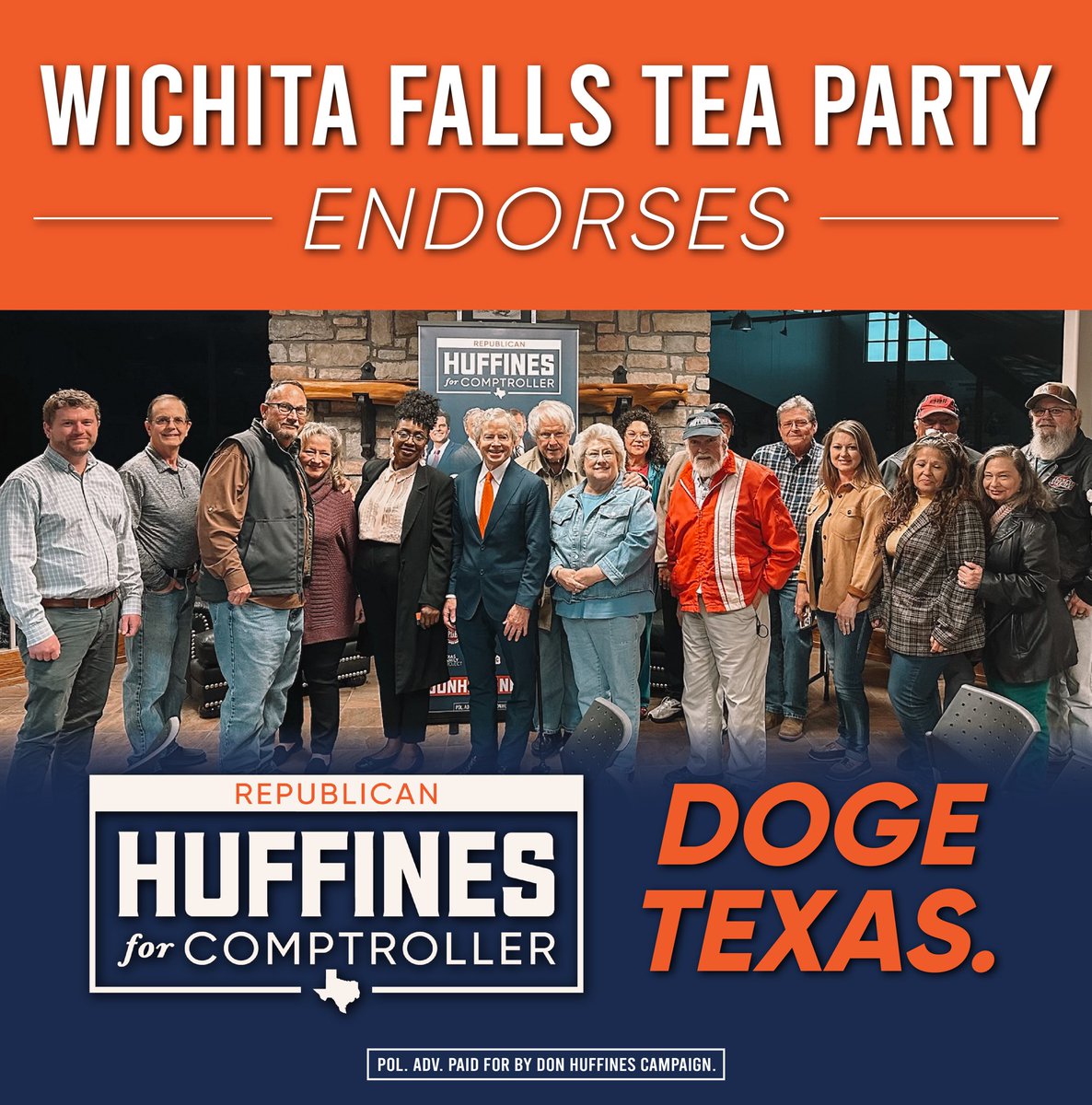 Don Huffines for Texas Comptroller