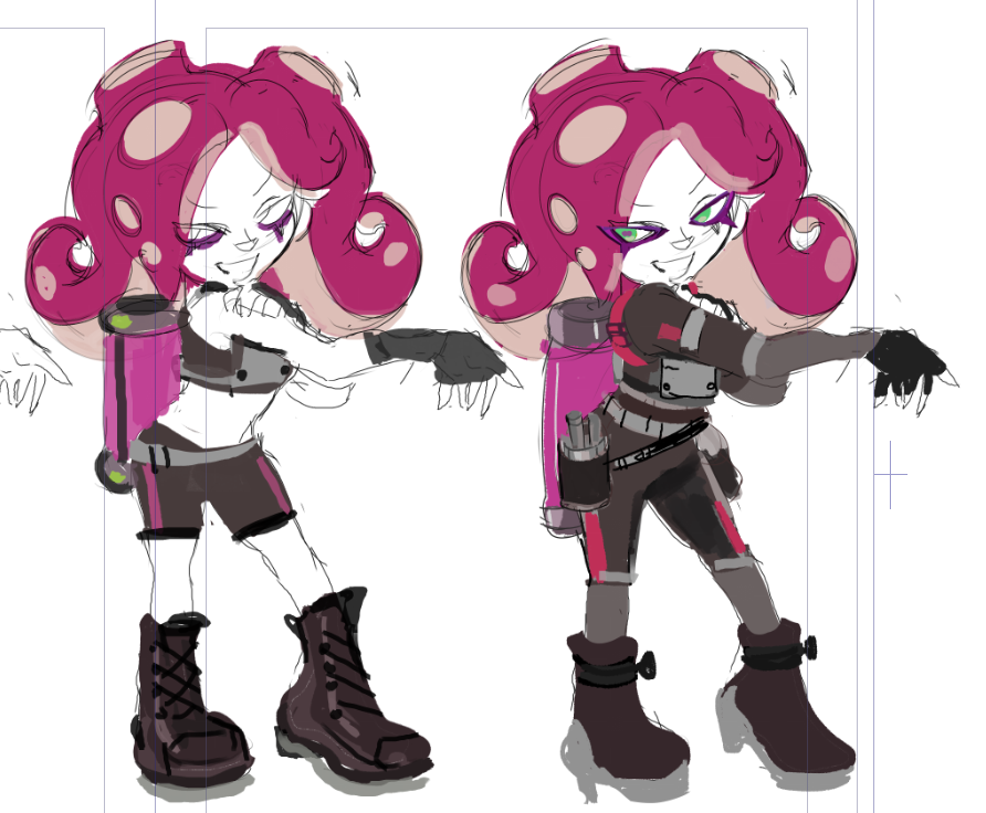 タコガール 「working on some fan made Octarian concep」|☀️Saturn/Eden 🪐 ...