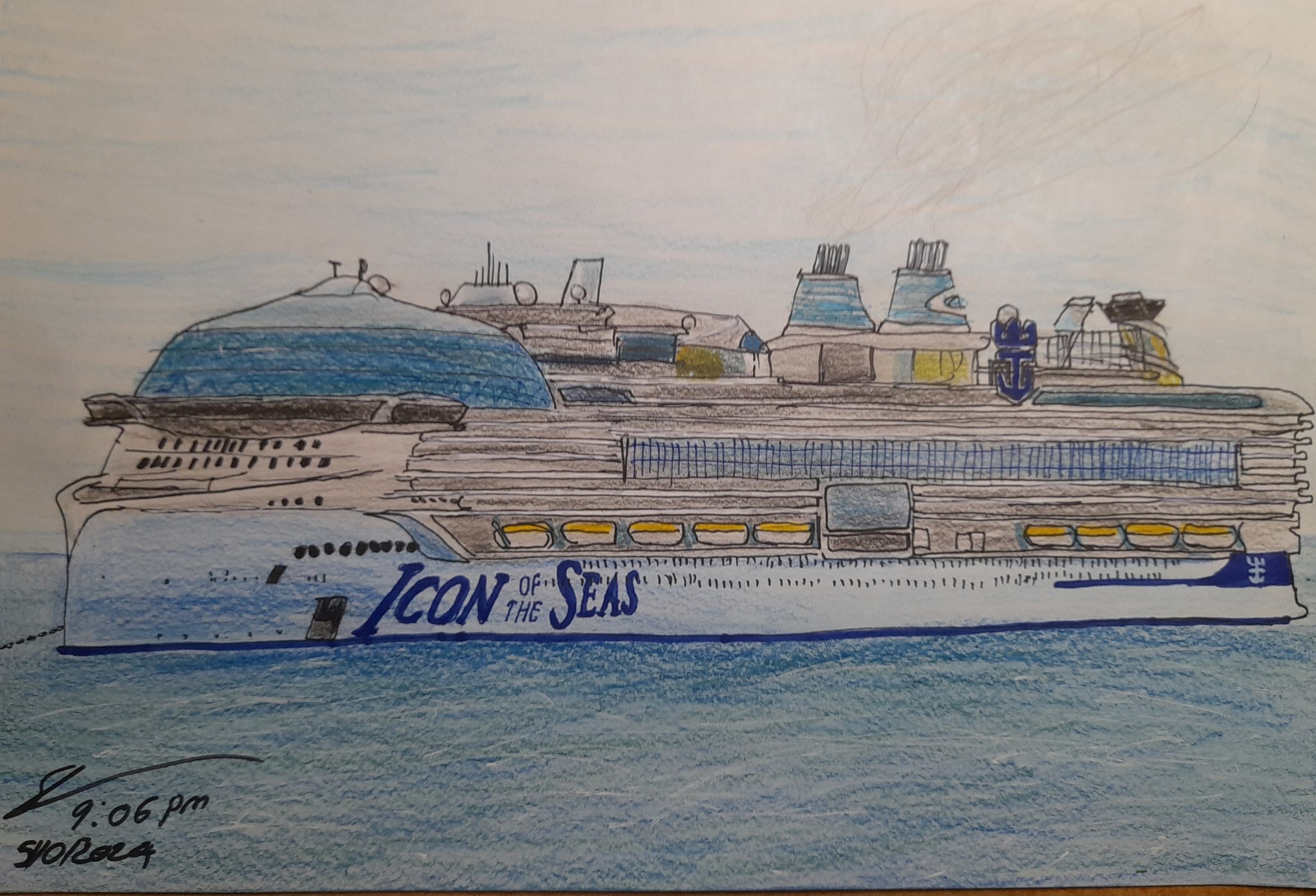 Royal caribbean cruise ship drawing 60 photos - Grandioseship.com