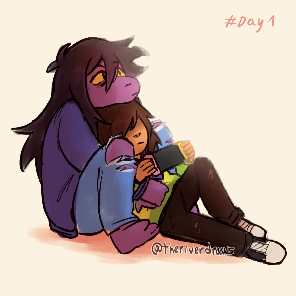 frisk 「Starting now, I'm gonna try dawing Susie」|TheRiverdraws🇧🇷🍉 ...
