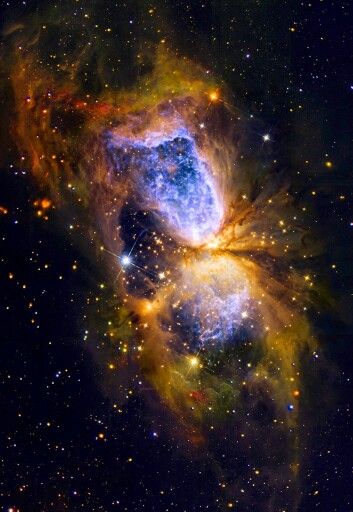 Hubble Angel Nebula Latitude Run® Celestial Snow Angel S106 Nebula