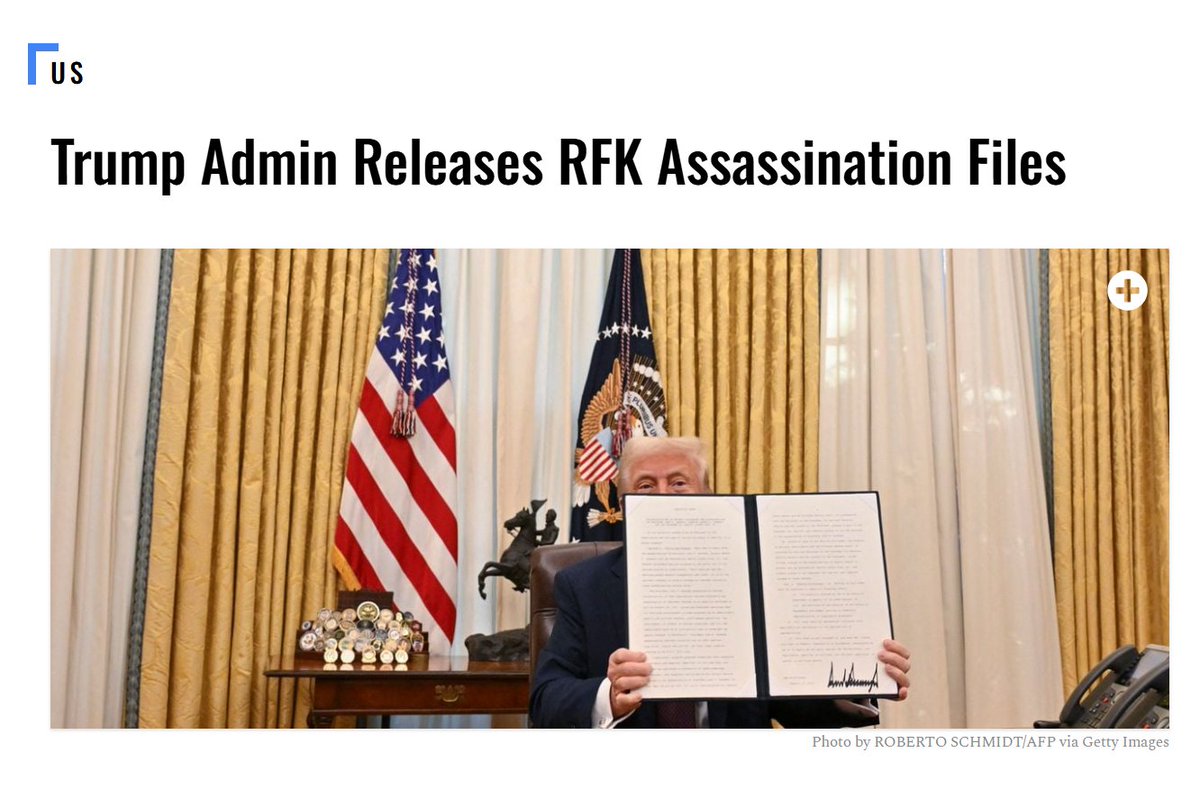 Trump Administration Publishes 10,000 RFK Assassination Files, Plans ...
