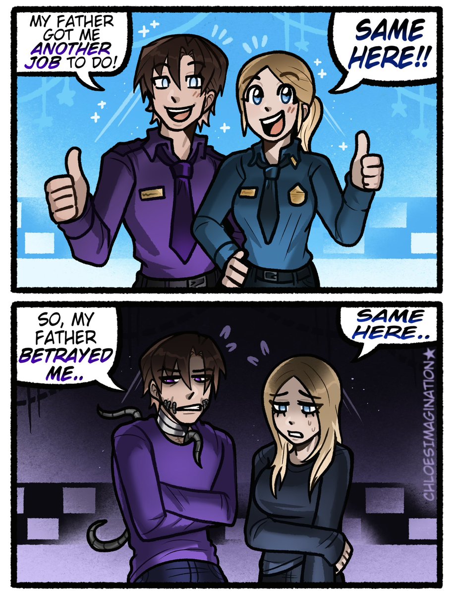 「FNAF Toy Freddy learns the ways of OG Freddy 」ChloesImagination💫の漫画