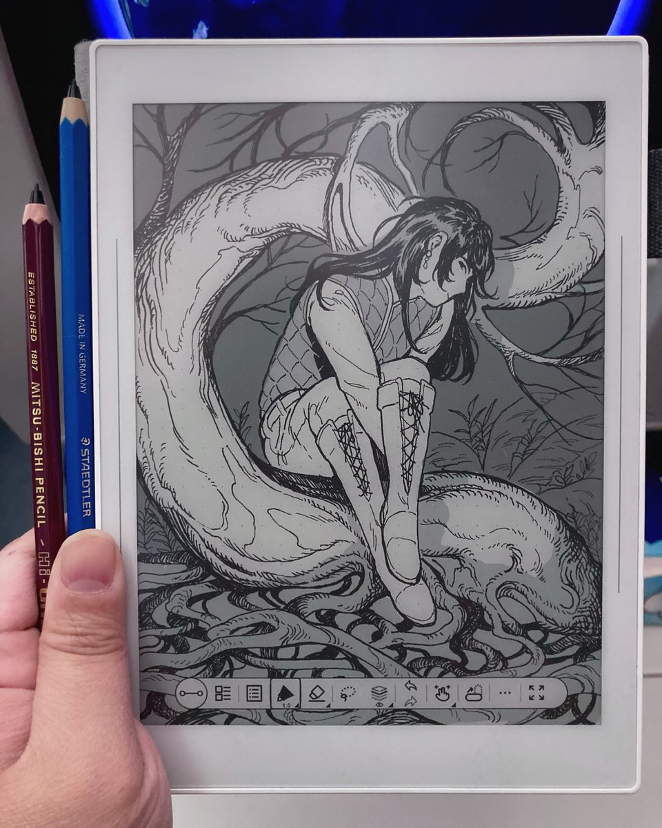 「Another drawing. #supernote 」Chan Chauの漫画