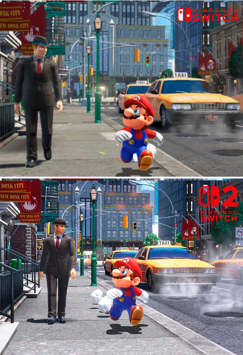 switch2無料アプデのマリオオデッセイとオリジナルの比較が海外で話題にww - 5ch
