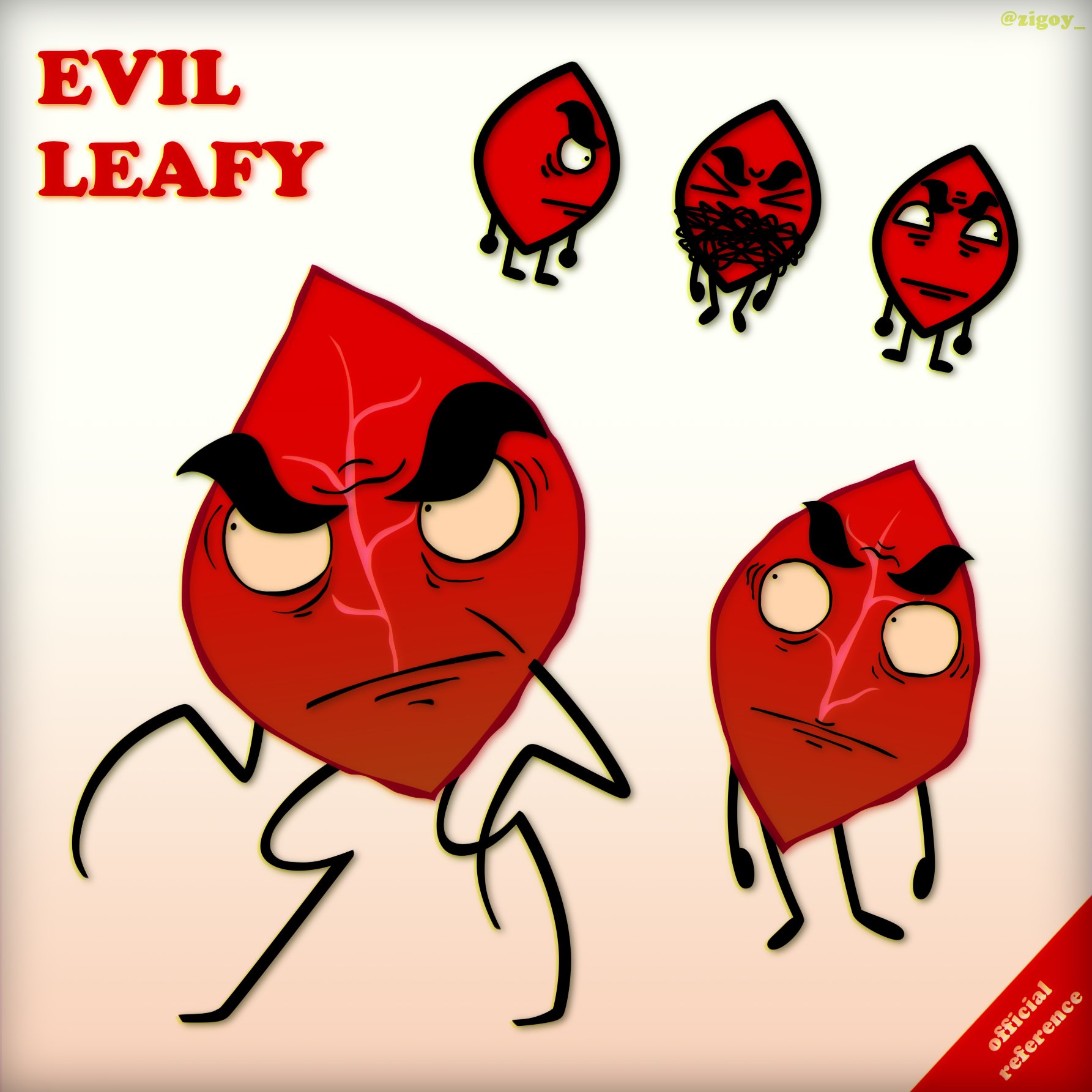 Evil Leafy Bfdi BFDIA 13 Evil Leafy Gets Time Out By ARTYNOTES24 On