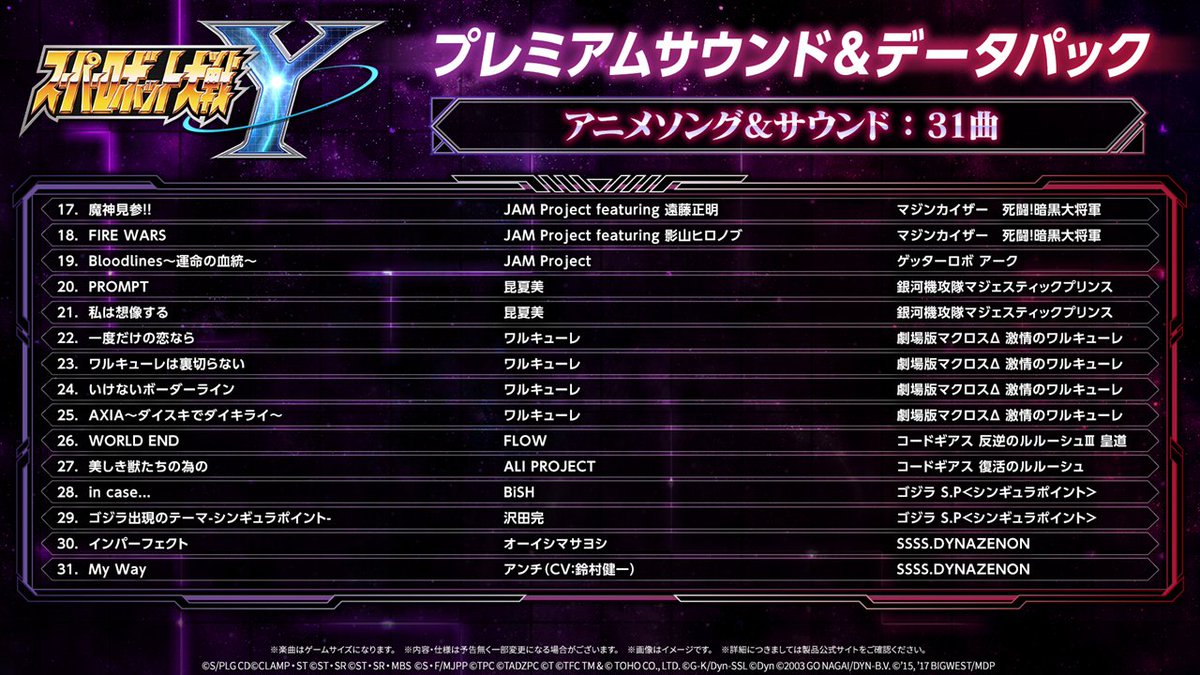【スーパーロボット大戦Y】DLC、プレミアムサウンド＆データパック、超限定版の情報が公開 | ゲームよりどりサブカルみどりパーク
