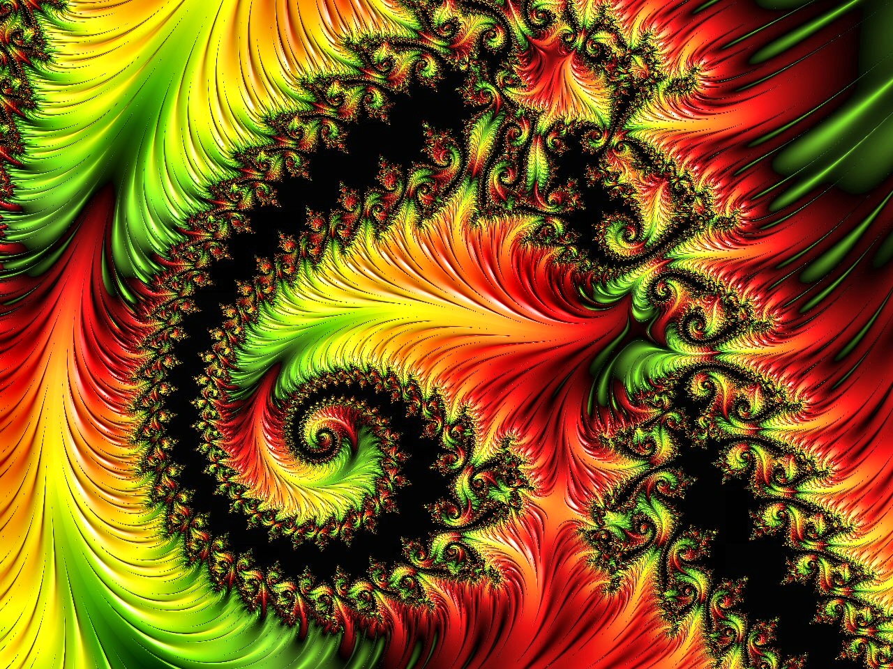 Fractal 8 Red 3d 3D Algorithmic Art (Fractals) | Redideo Studio