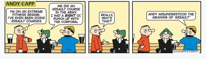 Andy Capp Quotes Rain Strips Cut Out Stock Images & Pictures Alamy