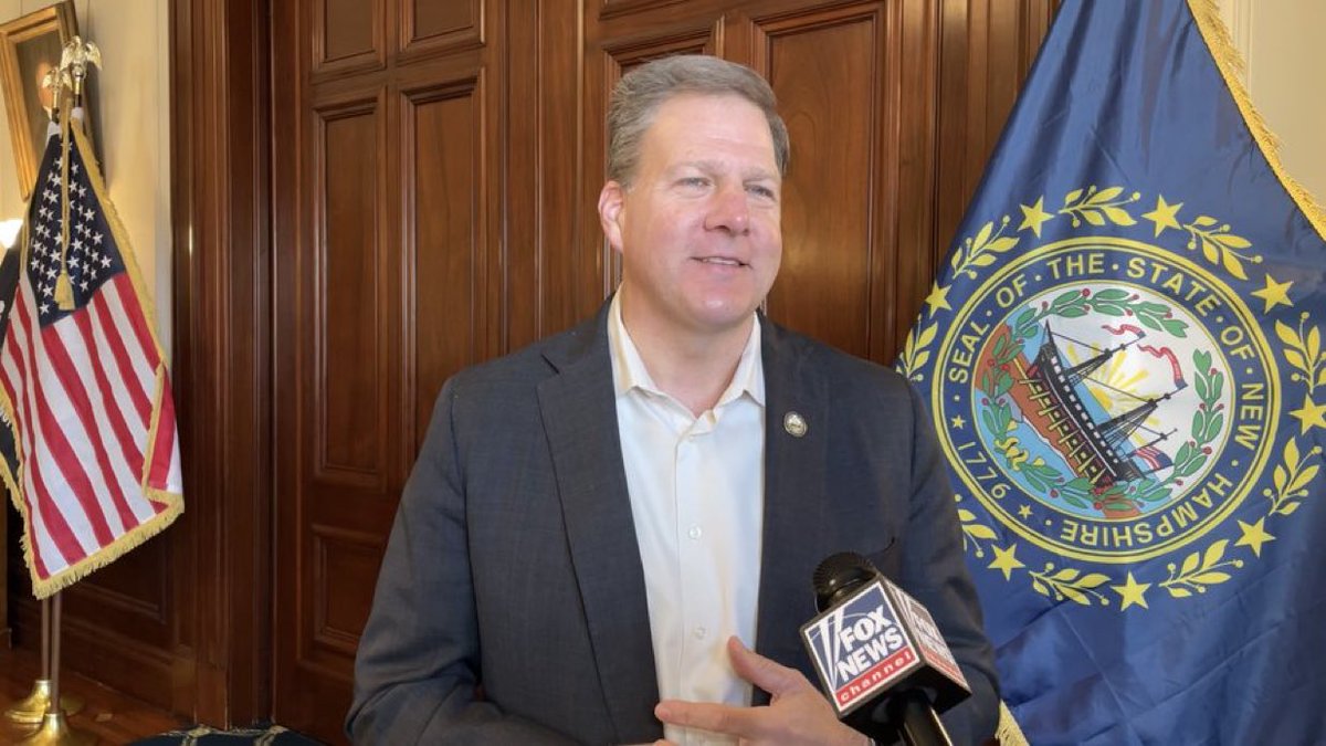 Just in: Former New Hampshire Governor Chris Sununu has announced that ...