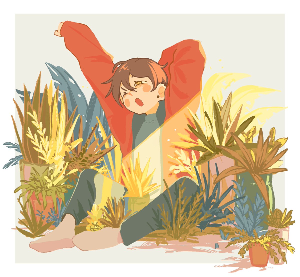 「i do comic style and colored sometimes #PortfolioDay 」bluuの漫画