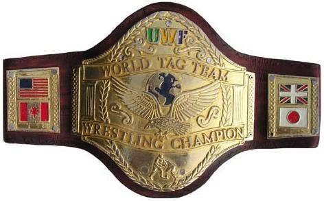 Uwf World Tag Team Championship UWF Heavyweight Championship Belt