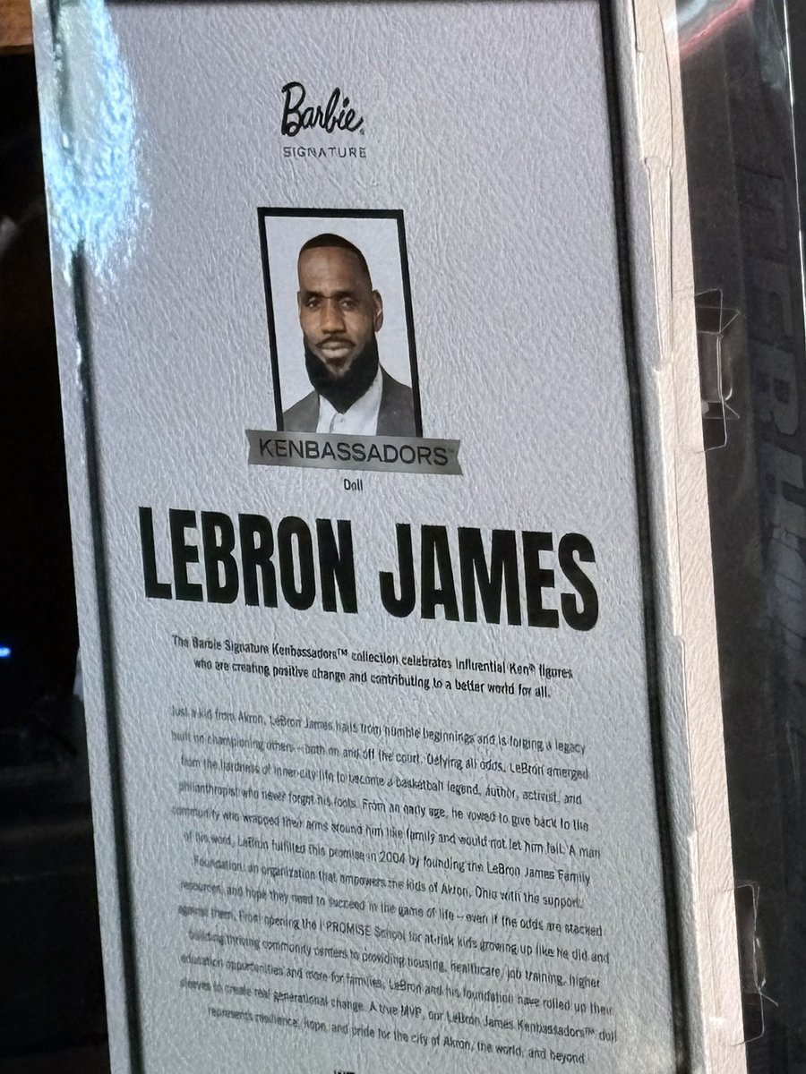 LeBron James Launches First Male Barbie 'Kenbassador' Doll from Mattel ...