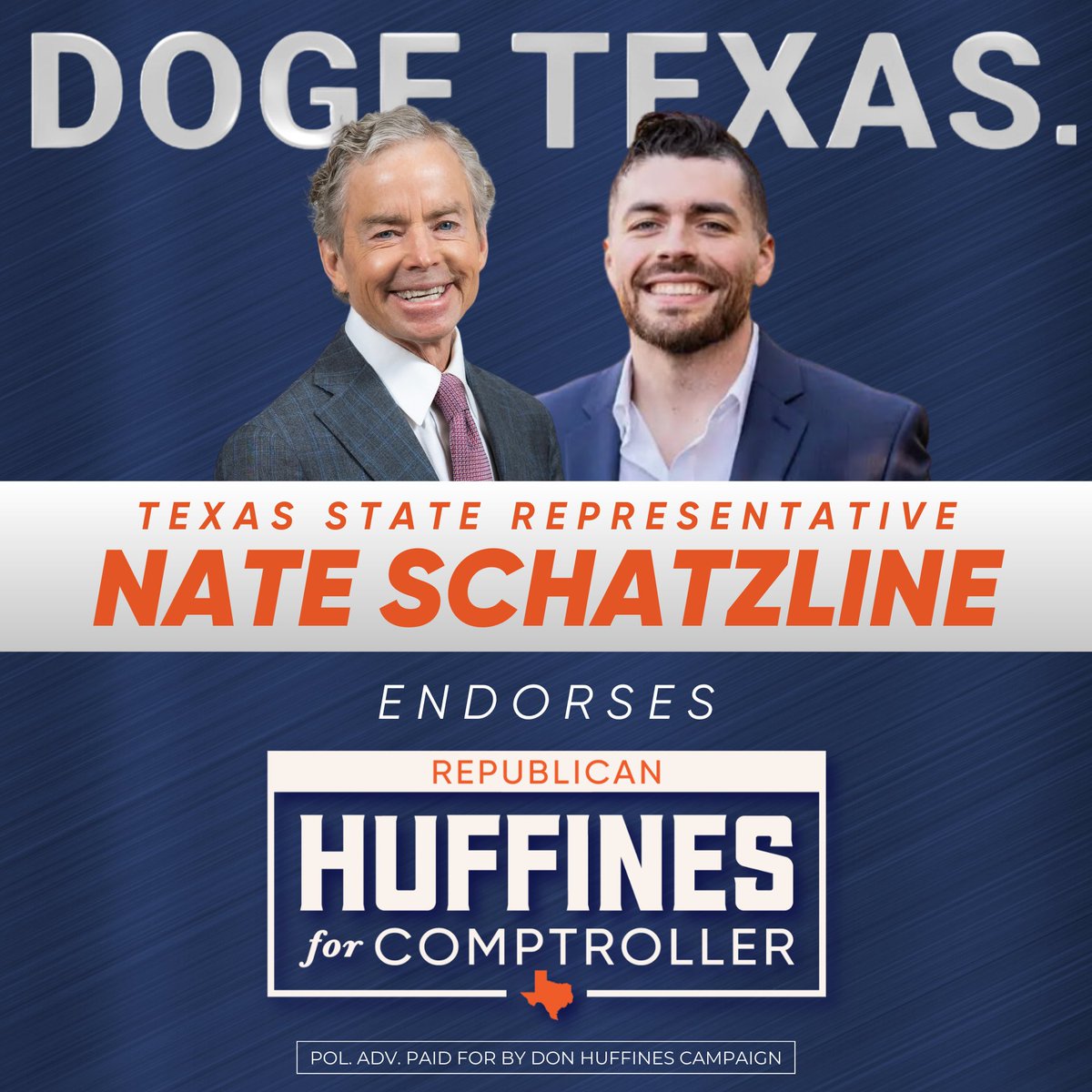 Don Huffines for Texas Comptroller