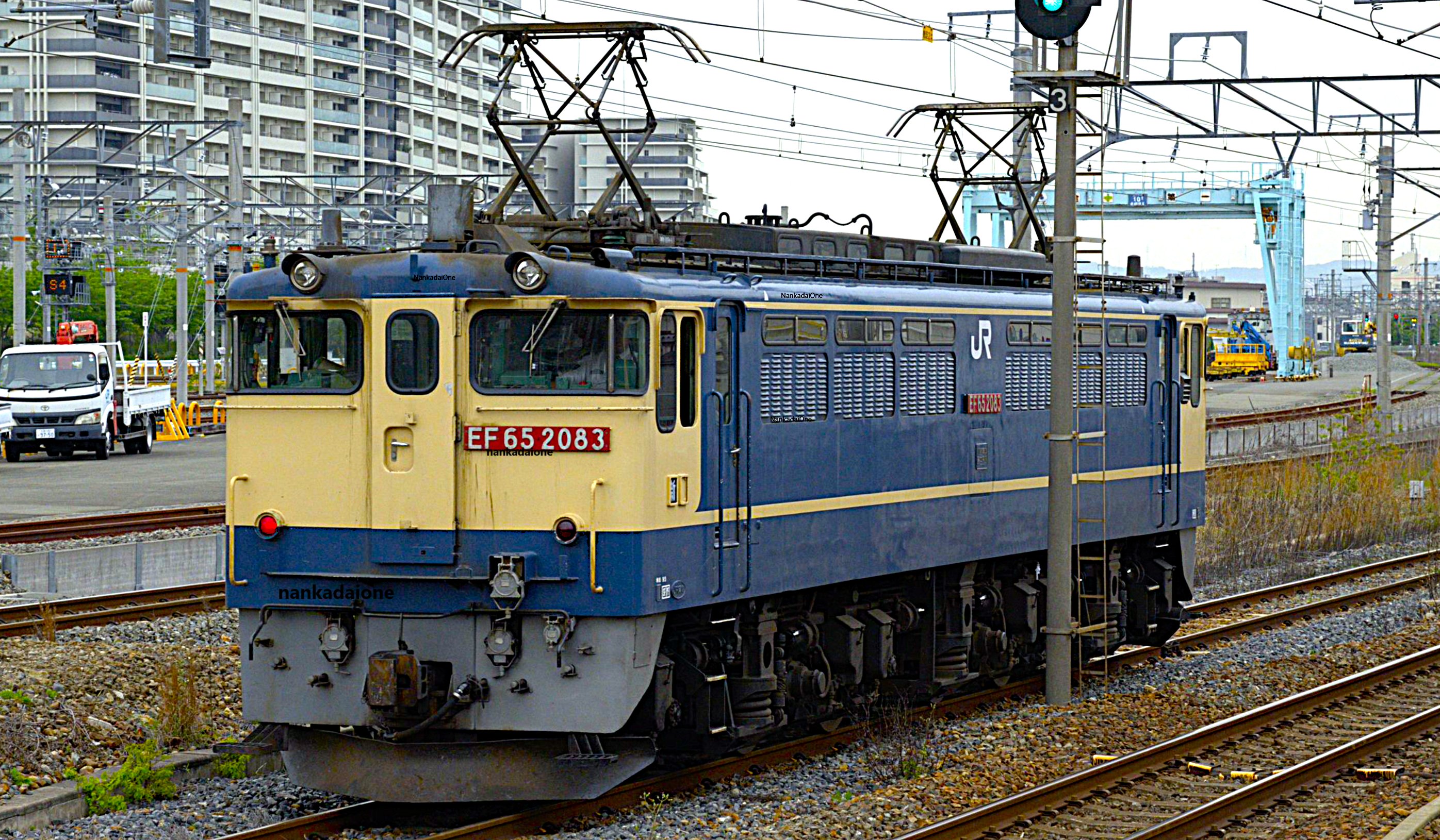 引退迫る、JR貨物のEF65-2083が台検出場 – 撮り鉄ドットコム・アーカイブ