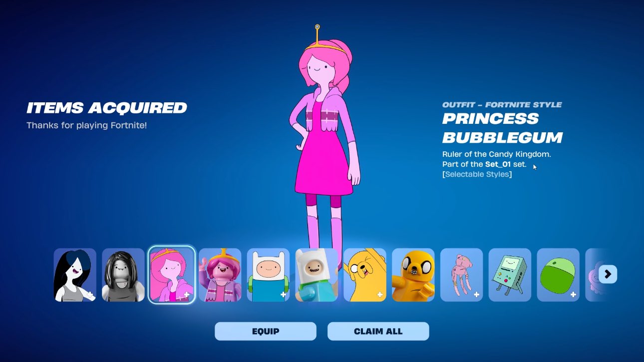 Princess Bubblegum Face Princess Bubblegum Fortnite Skin