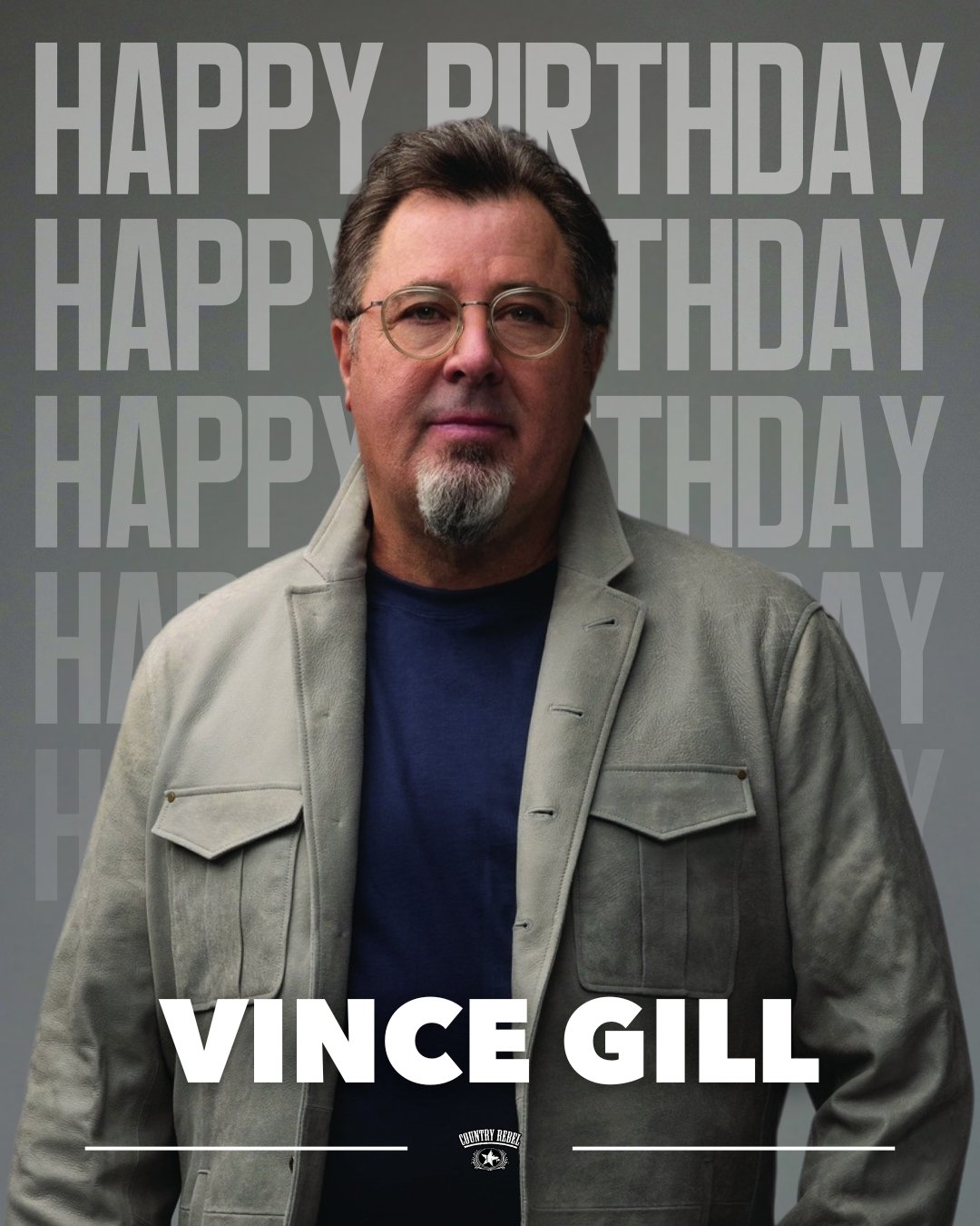 🎂 Happy Birthday, Vince Gill. 68 years old, over 40 years of singing ...