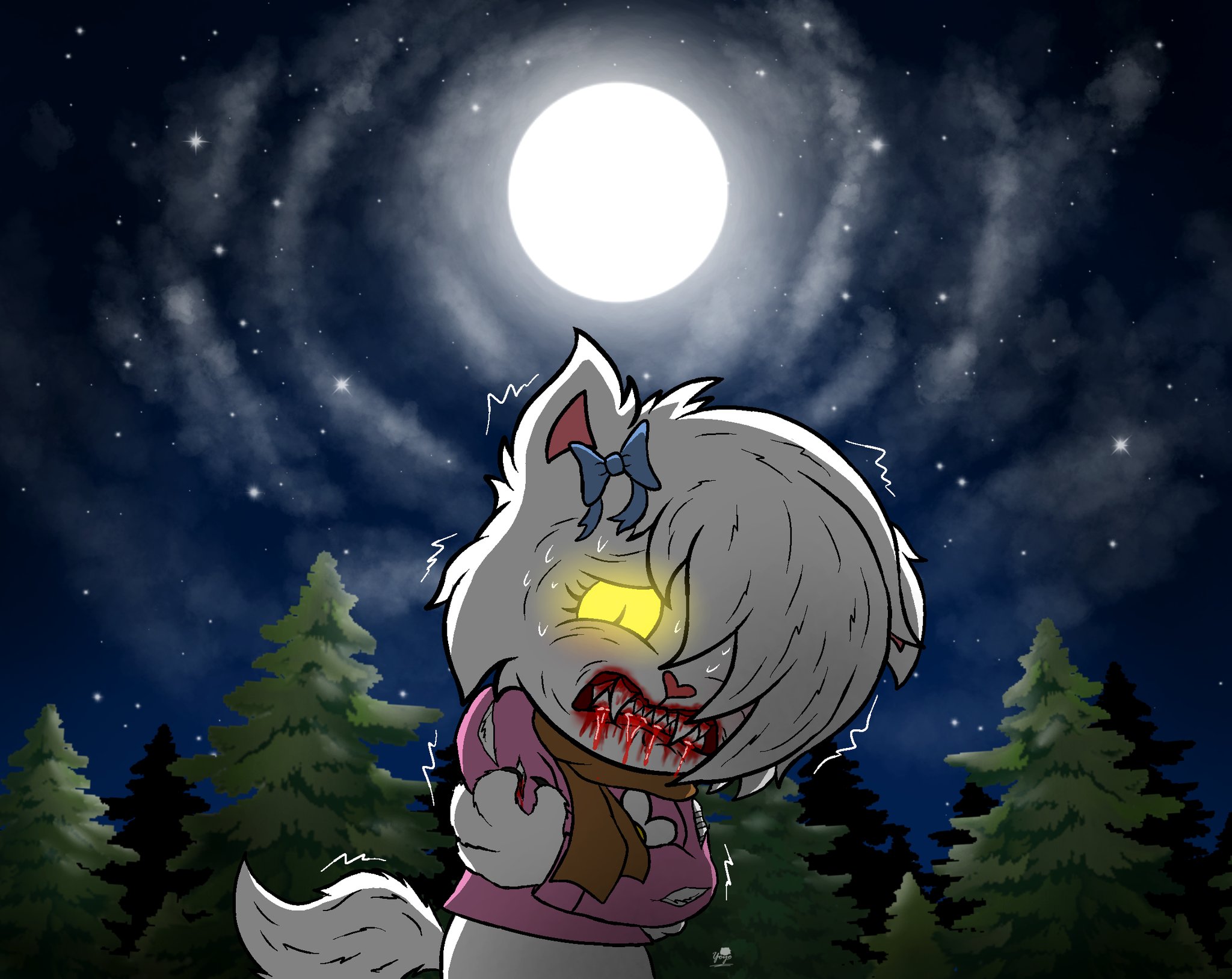 Werewolf Transformation During Full Moon Youtube