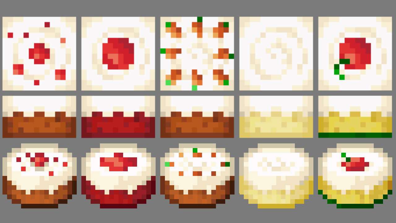 Minecraft Cake Item