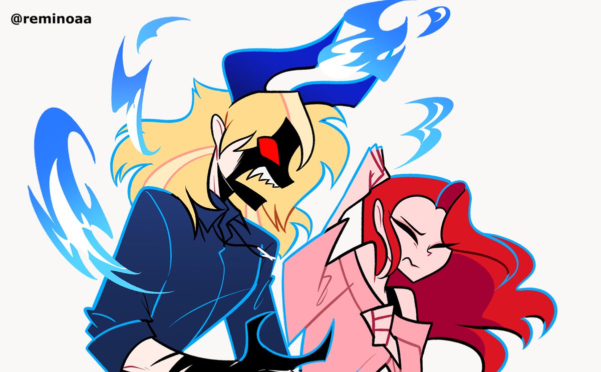 「Demon Michael and Amelia | Their relatio」|렌유(commission open)のイラスト