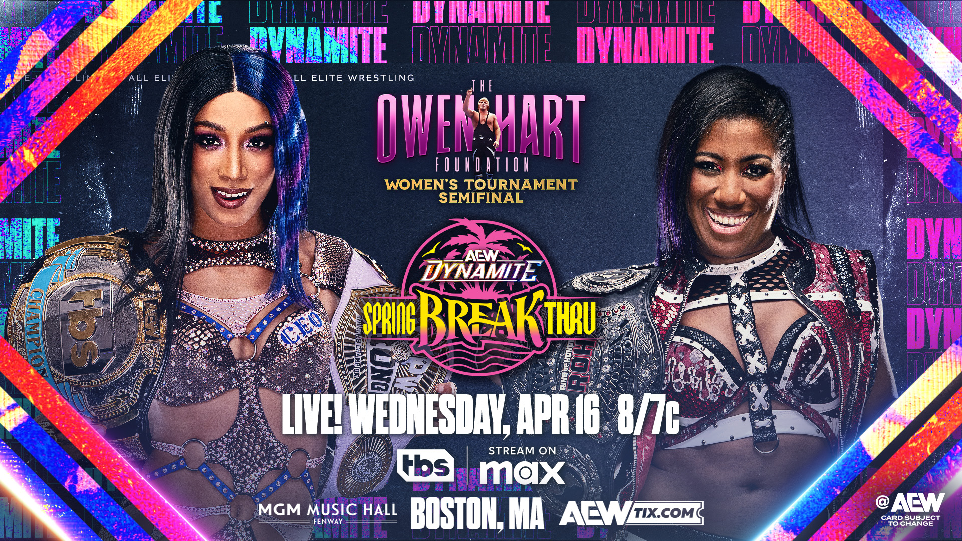 April 16, 2025 AEW Dynamite Live Thread: Spring Break-Thru Edition 🌴🌊🌴 | Mercedes Mone vs Athena ...