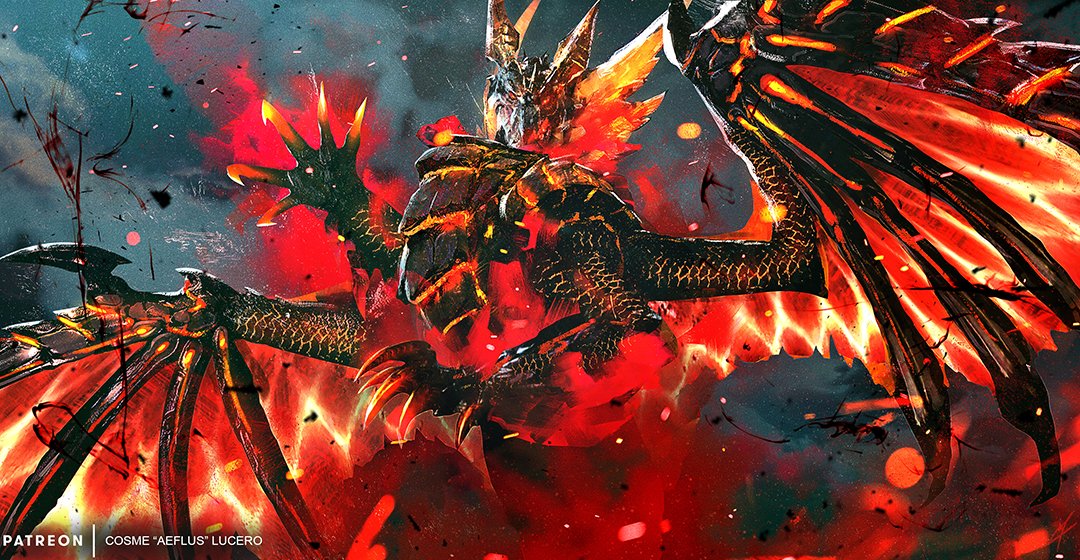 「Some MH paintings from my vault.#mhart #」| Aeflus のイラスト