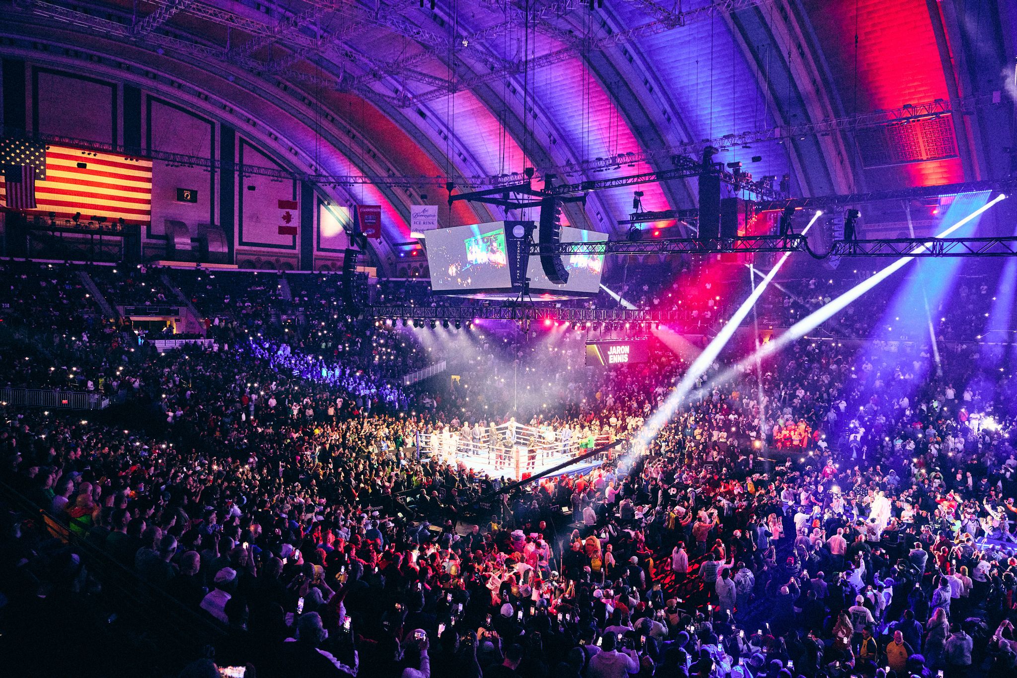 Boardwalk Hall Boxing Boardwalk Hall, Section 219, Row A, Seat 7 AEW