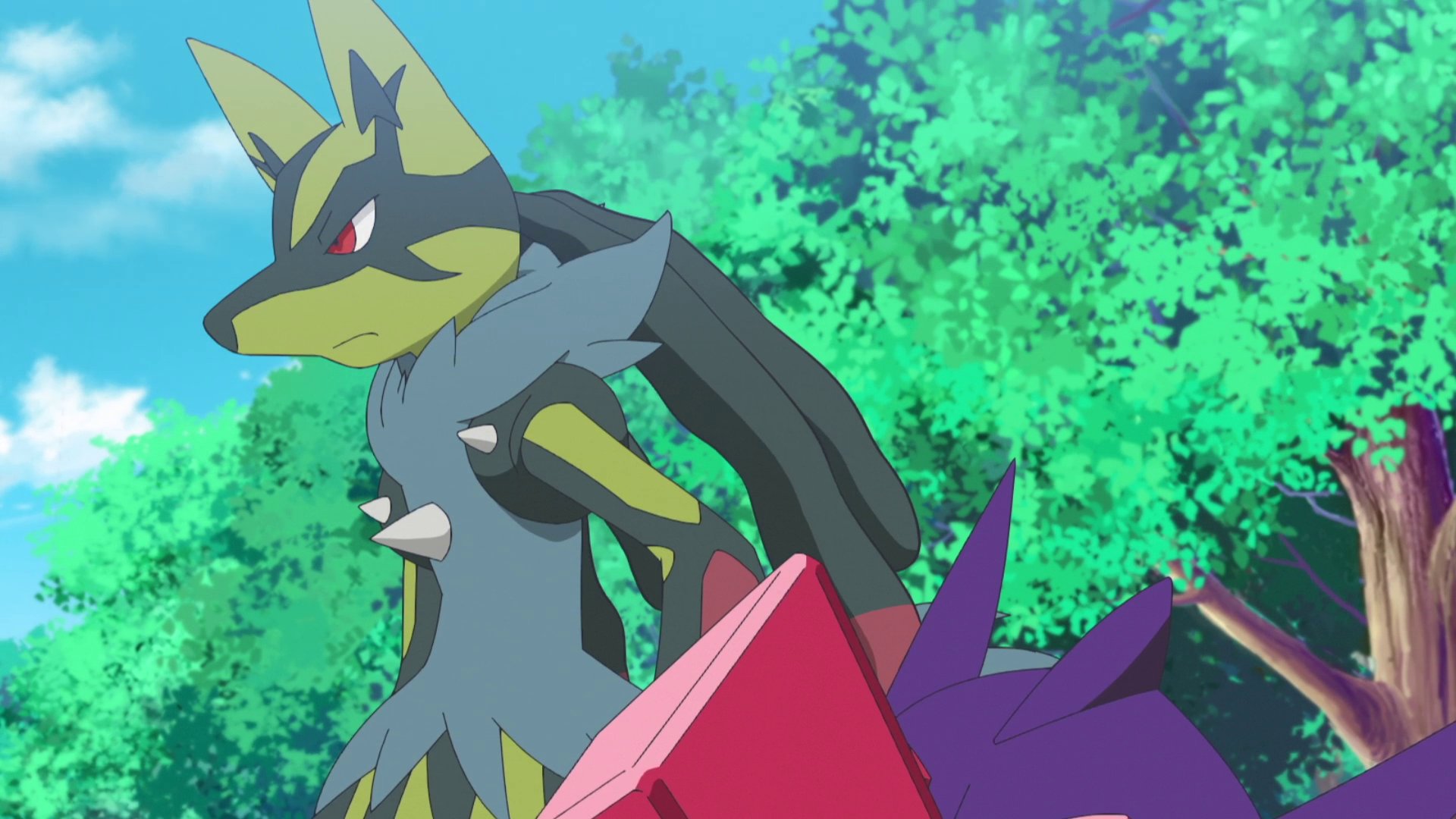 Mega Lucario Bone Rush Multiscales: "Lucario, Power Up Punch" : Life