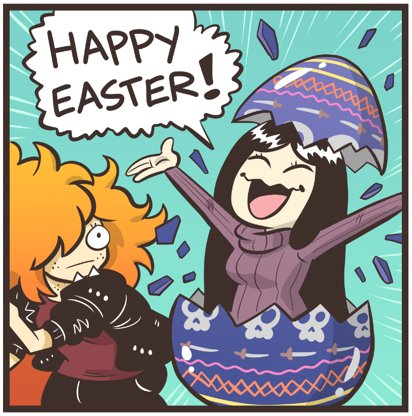 「Have a happy Easter! 」Marko (Nerd and Jock Comics)の漫画