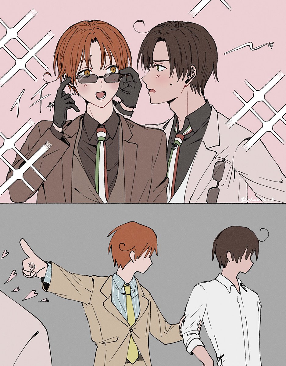 いろんな愛の形があるよの伊ロマ https://t.co/sytLrNcytI
