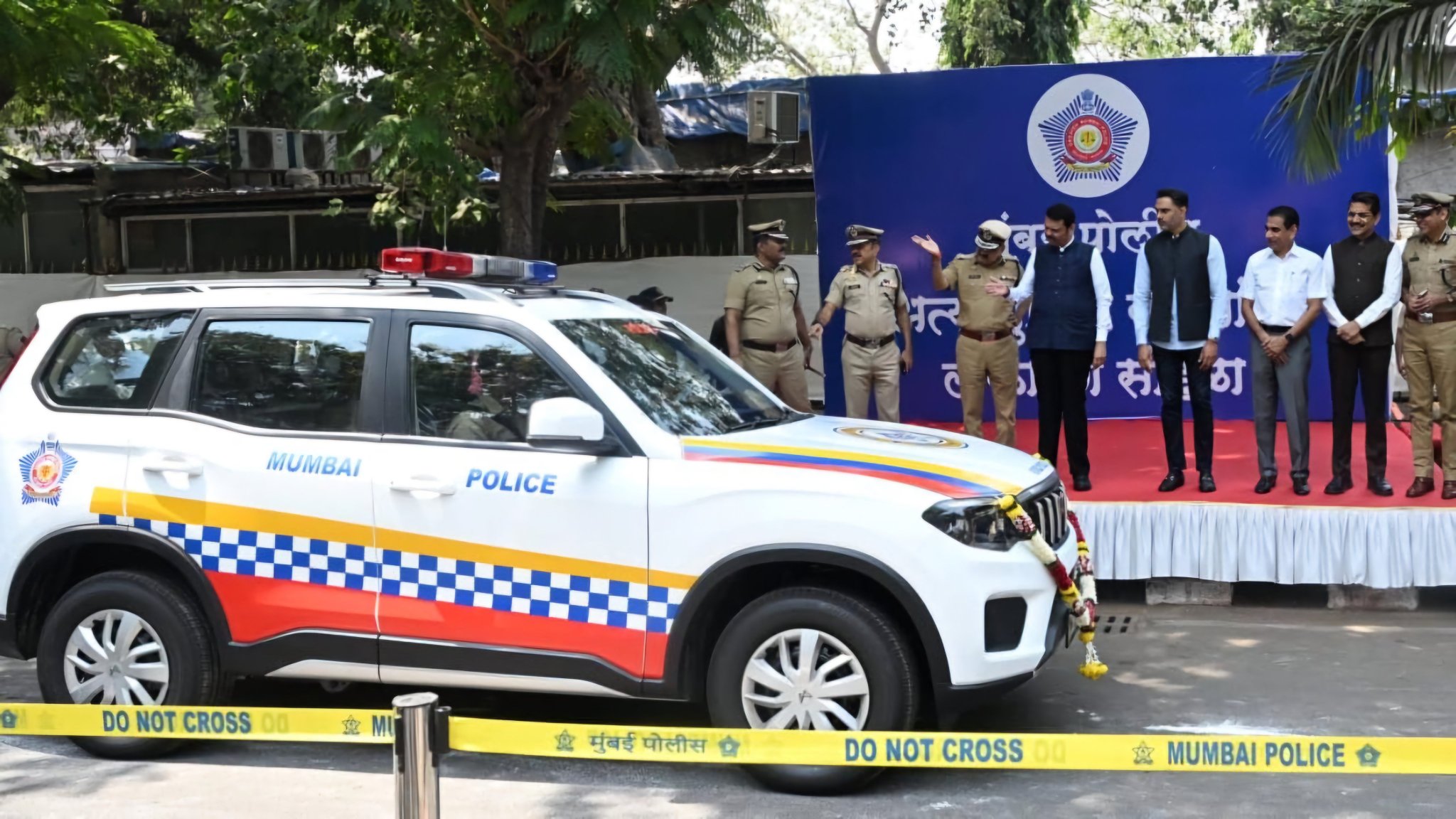Indian Police Jeep Scorpio