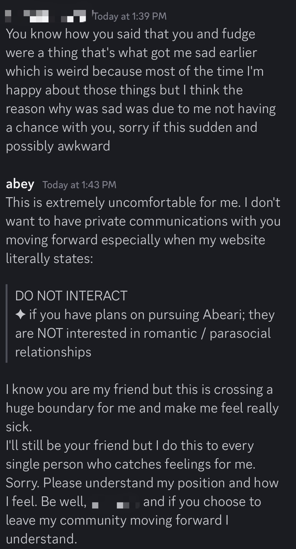 Please Try To Understand My Feelings No Matter How Hard It Is, Or How