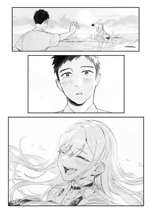 我呆站在遠處，心卻像是被她緊緊抓住一樣。 | Shipi沈蛇皮 さんのマンガ | ツイコミ(仮)