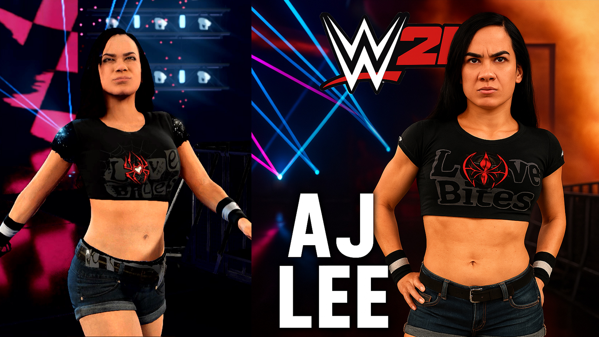 Wwe Aj Lee Love Bites Wallpaper
